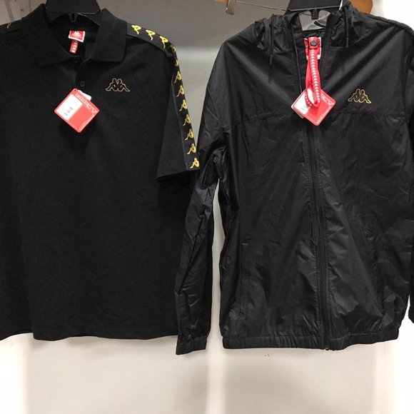 Kappa | Jackets & Coats | Nwt Kappa 2 Pc Raincoat Polo Tee T Shirt ...